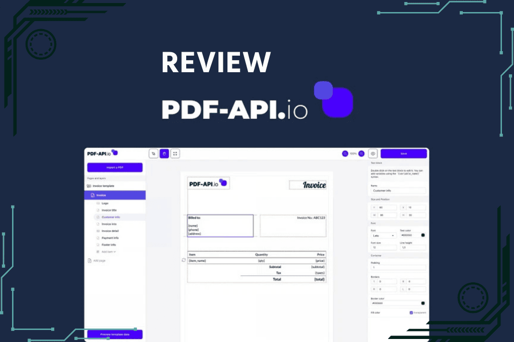 Pdf-Api.Io Review: Unleashing the Power of Seamless PDF Integration - All Top Tools